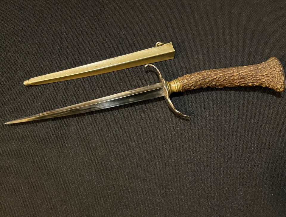 Antique Dirk Dagger Knife -19th Century European -Old EXCEPTIONAL ...