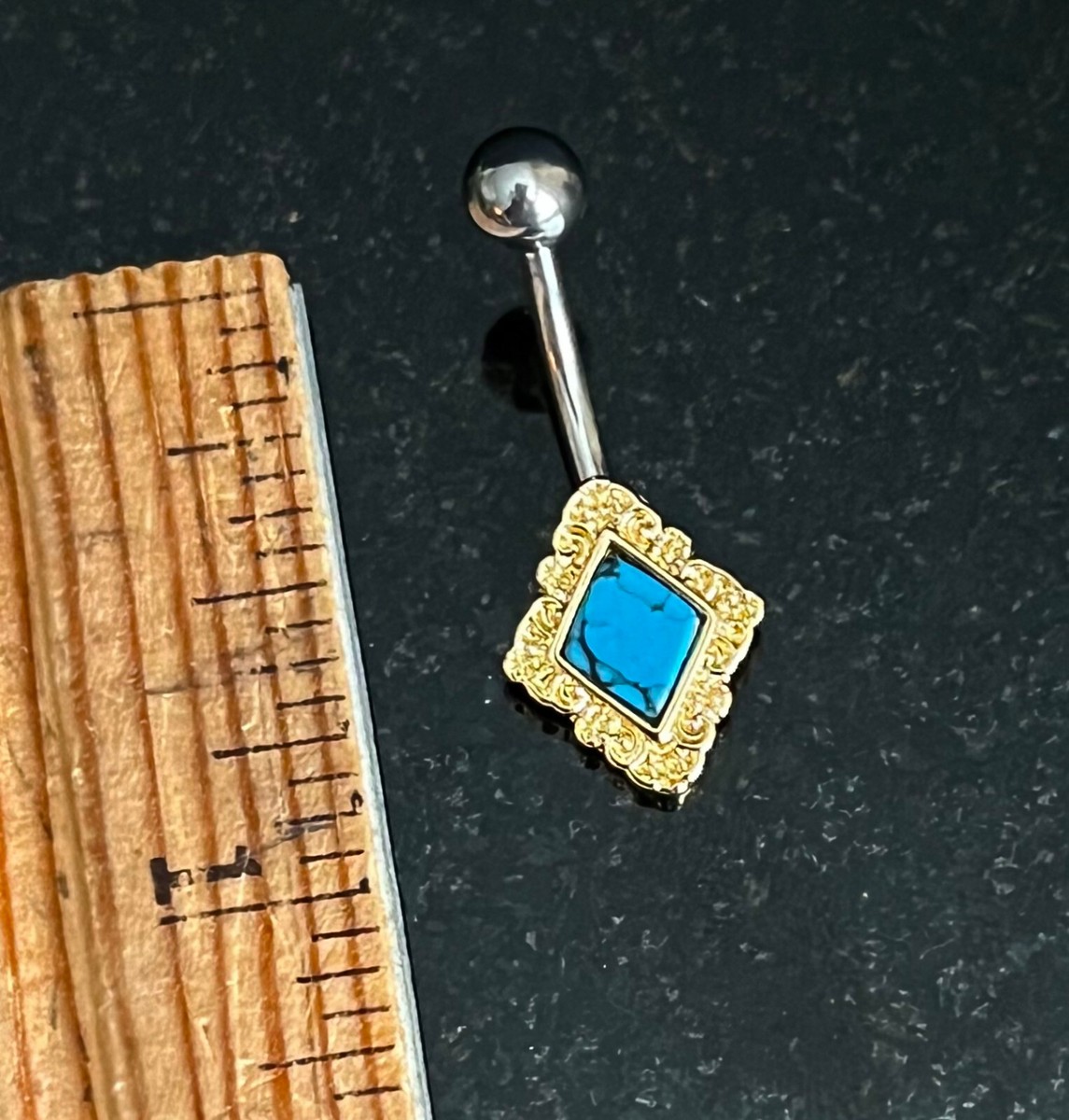 Diamond Shaped Belly Button Rings