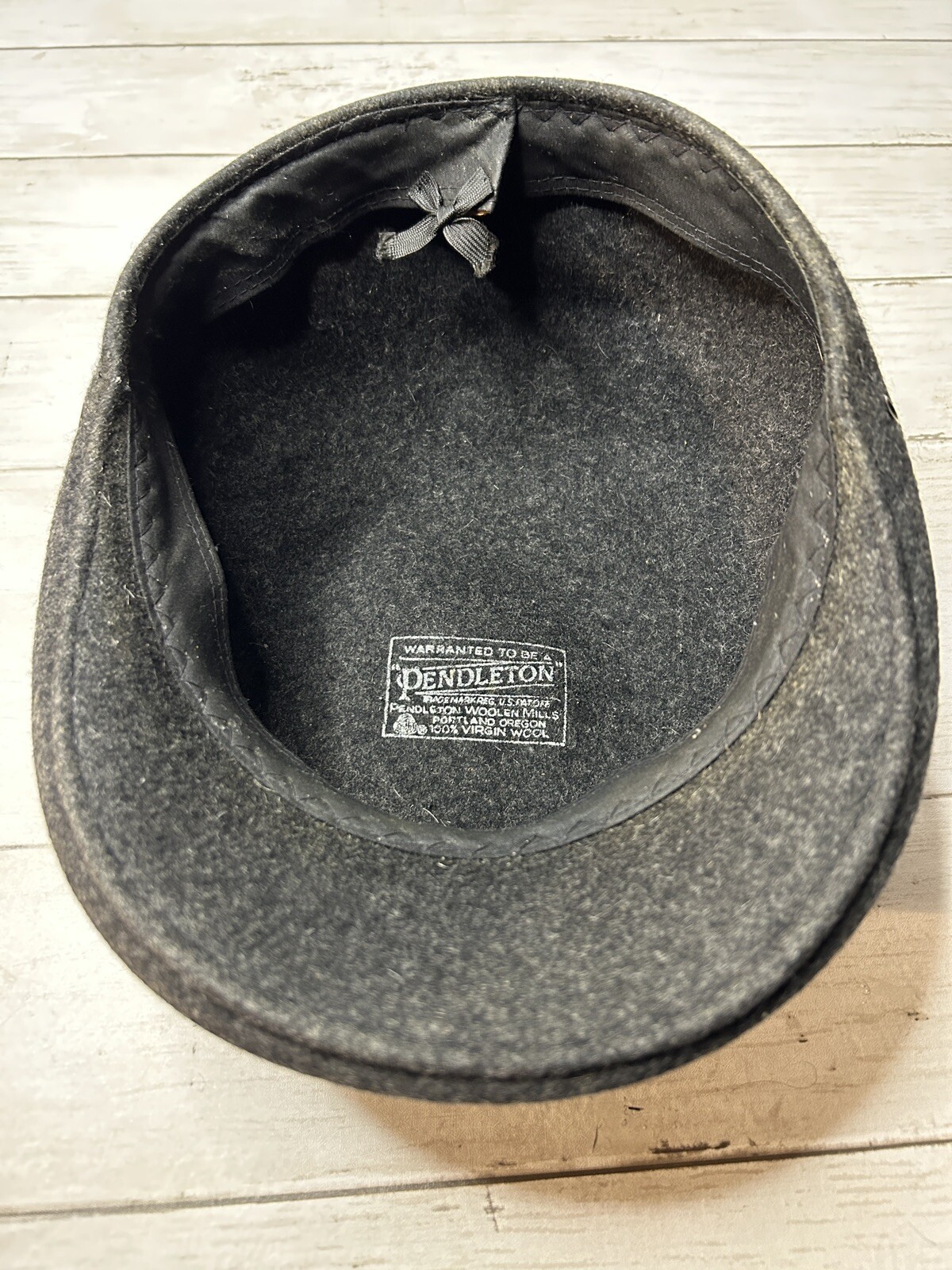 Vintage Pendleton 100% Wool Mens Cabbie Newsboy Cap Golf Driving Hat Gray | eBay