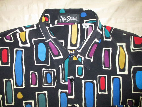 the ultimate ALAN STUART Mens shirt XL Imported Fabric MCM Coogie Cosby ...