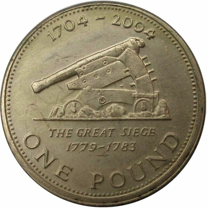 £1 GIBRALTAR ONE POUND COINS 1988 TO 2017 WITH DIE NUMBERS ELIZABETH ...