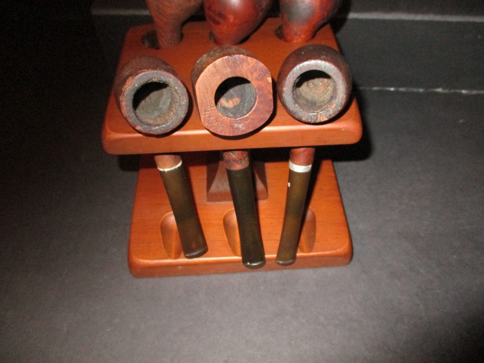VINTAGE/TOBACCO/PIPES(HOLDER/STAND/6/ PIPES) 1960's/70's/Very/Nice | eBay