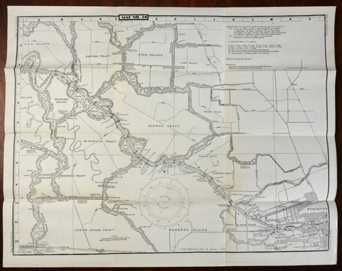 Stockton Mormon Slough California 1945-50 U.S. Geological Survey ...