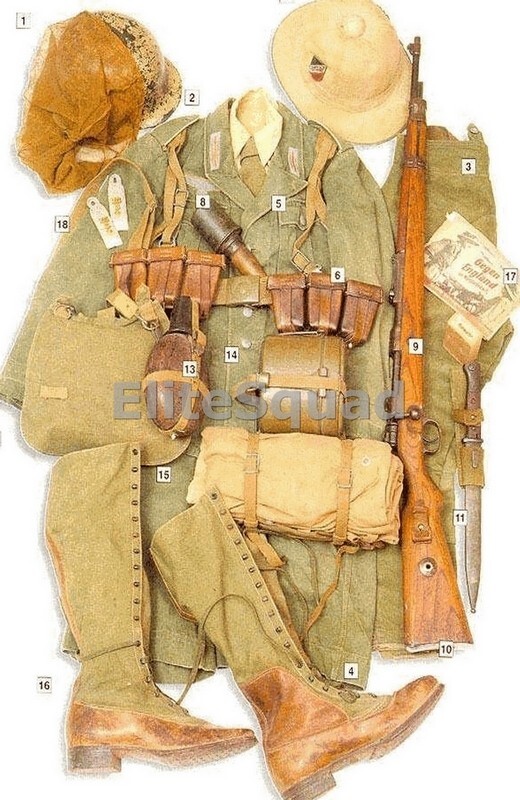 Ww2 German Afrika Korps Uniform Package