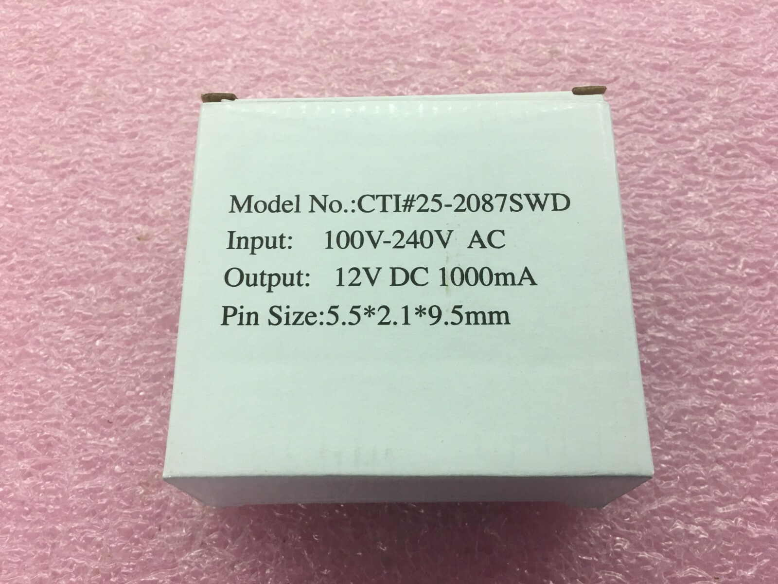 AC/DC ADAPTER POWER 310000008965 RK-1201000 100-240 50/60 0.6A 12.0V 1 ...