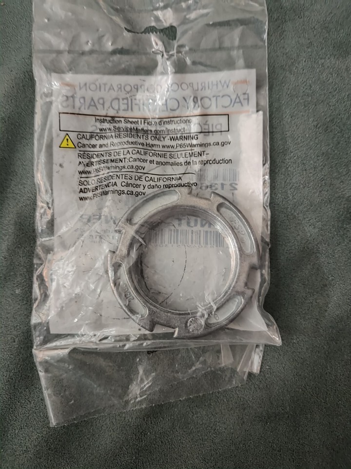 21366 New Genuine OEM Whirlpool Washer Washing Machine Spanner Nut ...