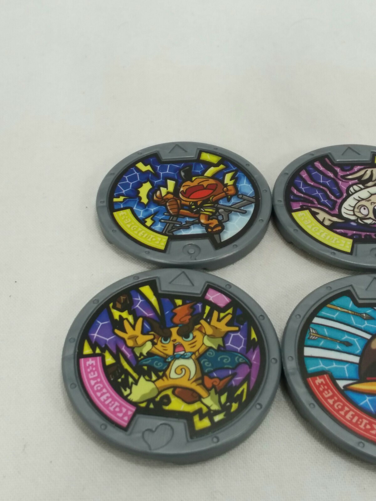 YO-KAI WATCH Medal Lot Pandle Steppa Tattletell Signibble Komiger ...