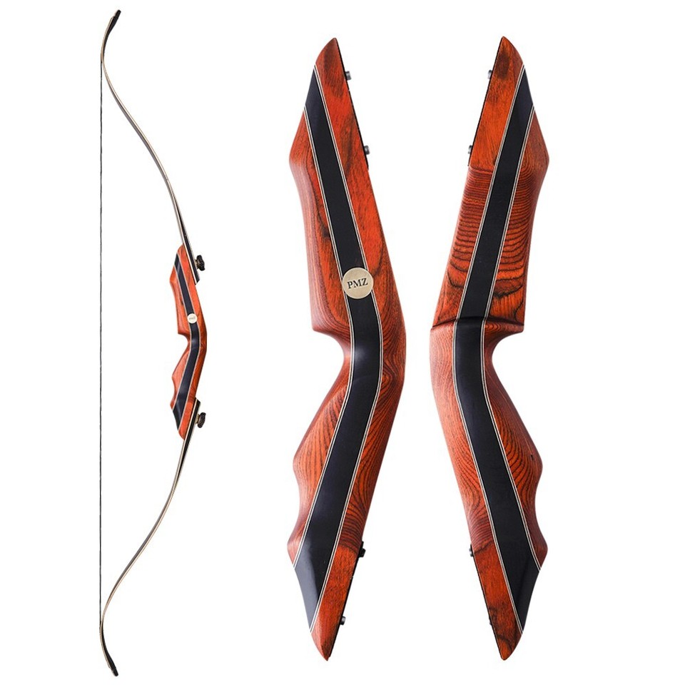 PMZ Archery 60" Takedown Recurve Bow Traditional Hunting Bow for Adults ...