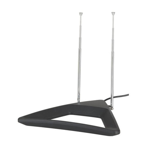 High Quality Passive Indoor TV Antenna Rabbit Ears UHF/VHF Desk or Wall ...