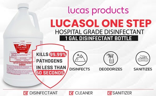 Lucasol One-Step Disinfectant Tanning Bed Cleaner and Sanitizer ...