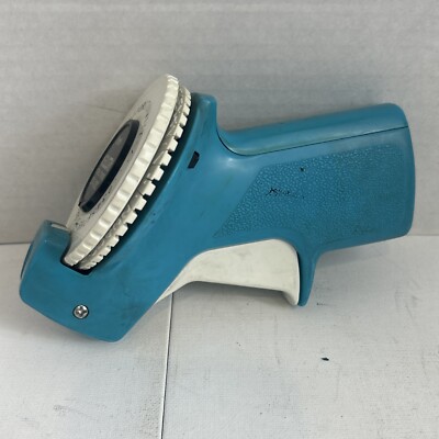 Working Vintage ROTEX 440 Lettering Label Maker Tool Dual Track Teal 3/ ...
