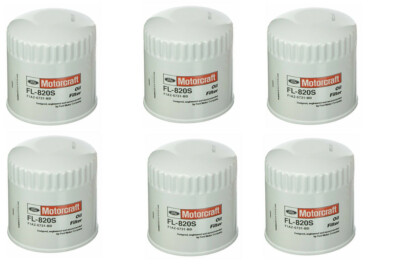 Ford OEM Engine Oil Filter Lincoln Mercury Motorcraft FL820S F1AZ6731BD Set Of 6 | eBay
