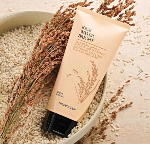 The Face Shop Avon Rice Water Bright Gentle EXFOLIATING Cleanser 10.1 ...