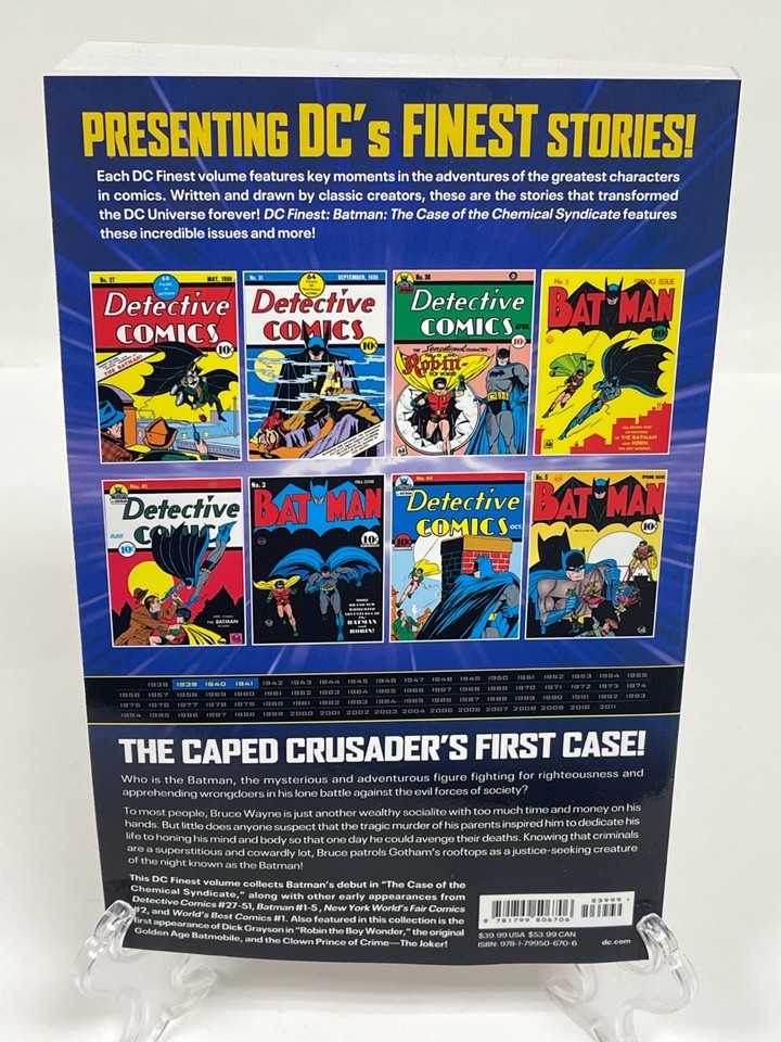 Batman DC Finest Collection Case of the Chemical Syndicate DC Comics ...
