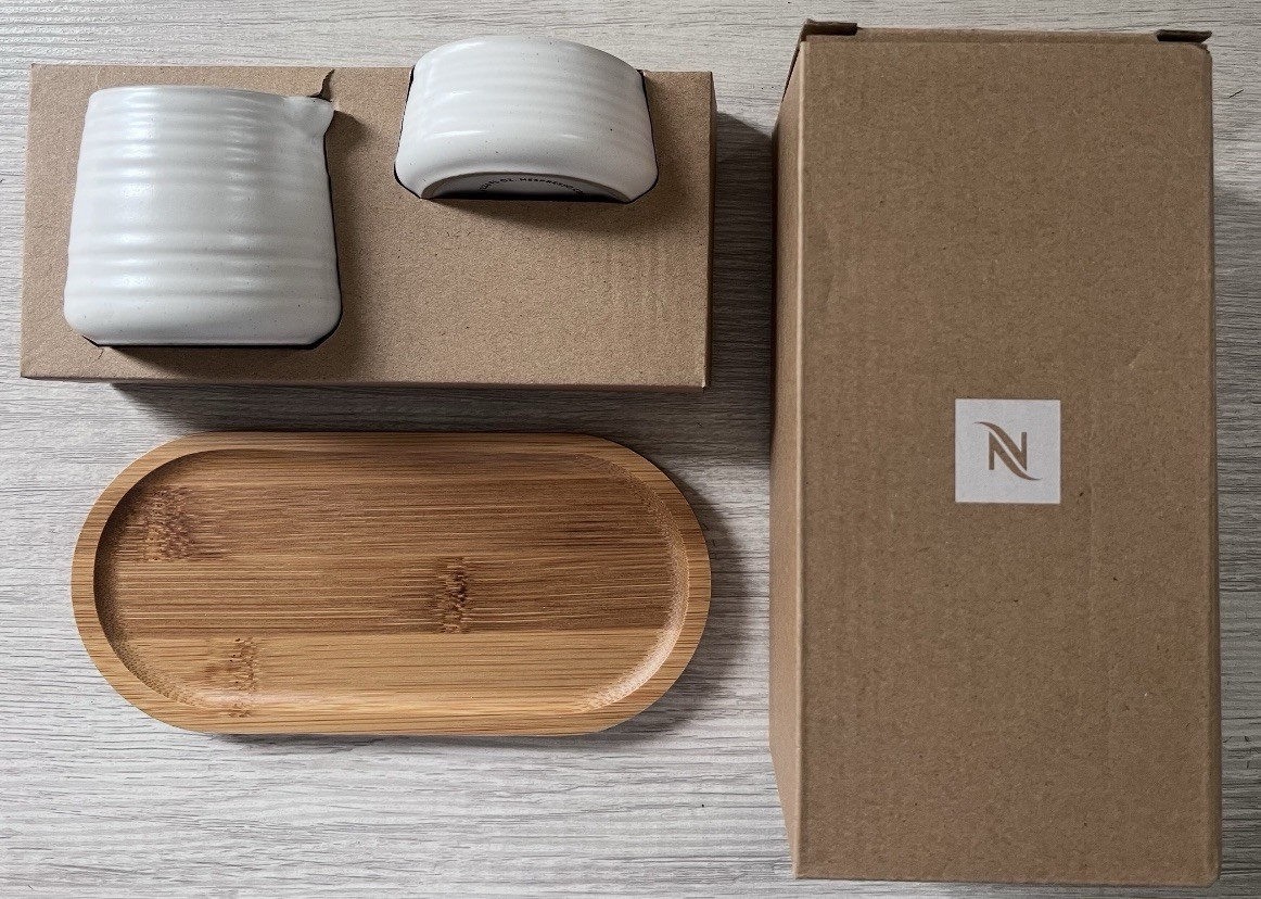 Nespresso Coffee Milk & Sugar Ceramic Three piece Set | eBay