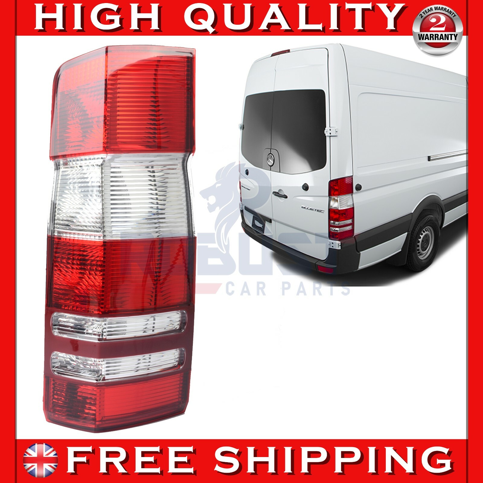 REAR RIGHT SIDE LIGHT STOP LIGHT TAILIGHT FOR MERCEDES SPRINTER W906 ...
