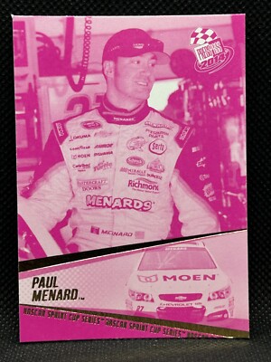 2014 Press Pass Racing - Paul Menard #28 - 'Magenta' Colored Parallel ...