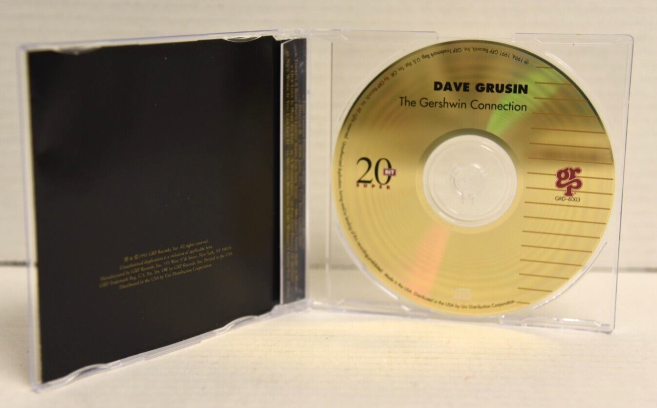 DAVE GRUSIN -THE GERSHWIN CONNECTION CD - 20BIT SUPER GOLD W/Booklet ...