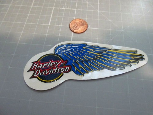 Vtg Harley Davidson Wing Decal Ball Logo Sticker Decal ORIGINAL OLD ...