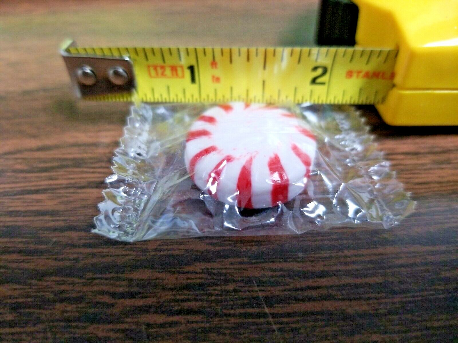 (600 MINTS) PEPPERMINT STRIPED CANDY MINTS RED & WHITE 7 LB WEDDINGS ...