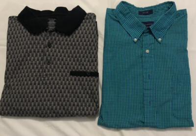 Lot Of 2 Shirts 1 David Taylor Collection - 1 Saddlebred Men's Both ...