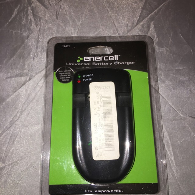 Enercell (23-972) Universal Battery Charger Input Power 12vdc 800ma for ...