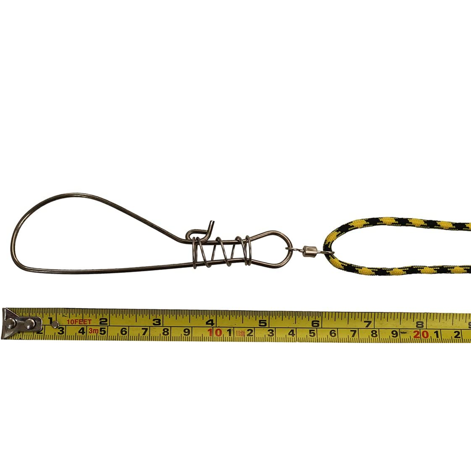 CIRCLEVAST Fish Stringer 33ft 10M Moveable 10 Snaps Live Fish Lock ...