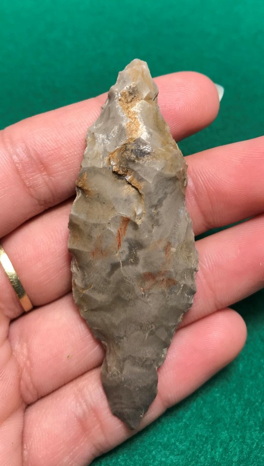 Turkey Tail Point M25-14 Authentic Native Artifact Arrowhead | eBay