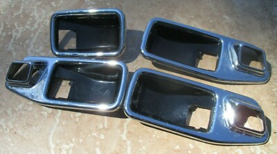 1982 Mercedes 300D 4pc Door open handle surround chrome trim | eBay