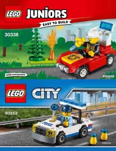 Lego 30338 Fire Car & 30352 Police Car | eBay