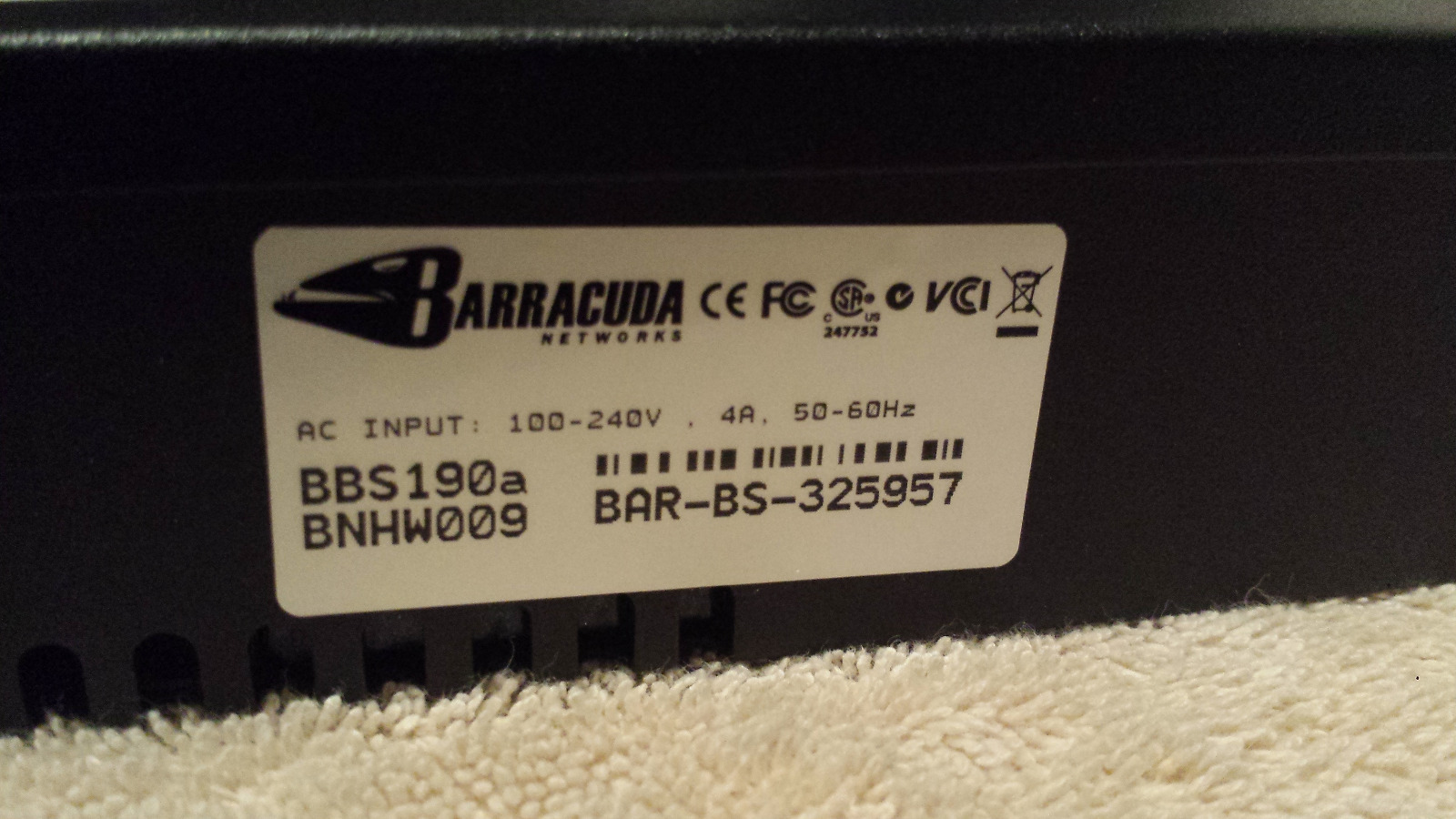 Barracuda Backup Server 190 BBS190A | eBay