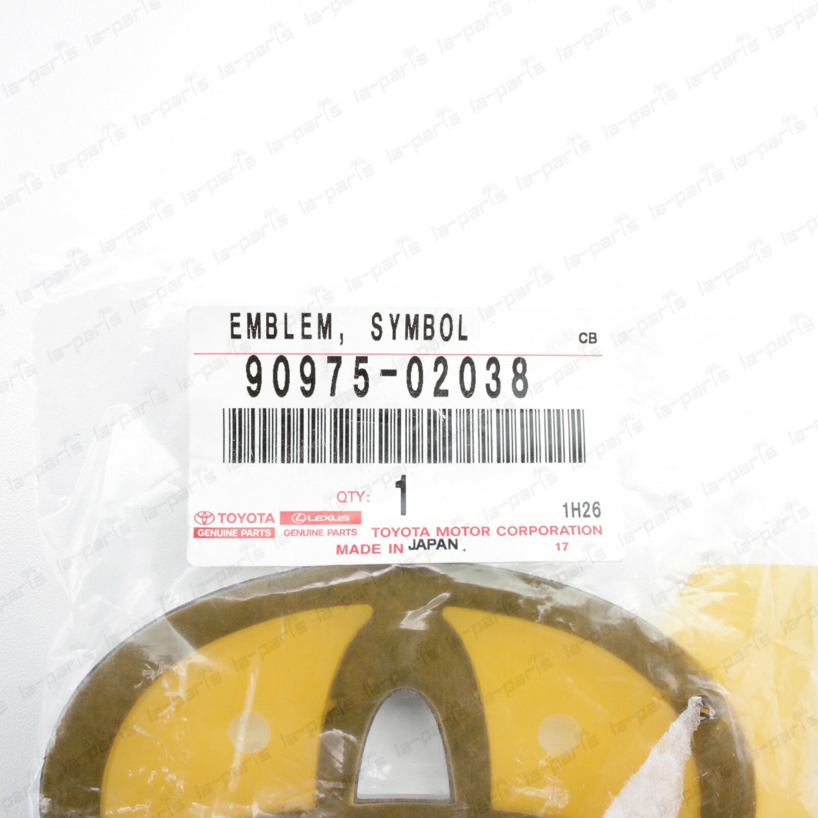 NEW GENUINE TOYOTA 2003-2009 4RUNNER REAR BACK DOOR CHROME EMBLEM 90975 ...