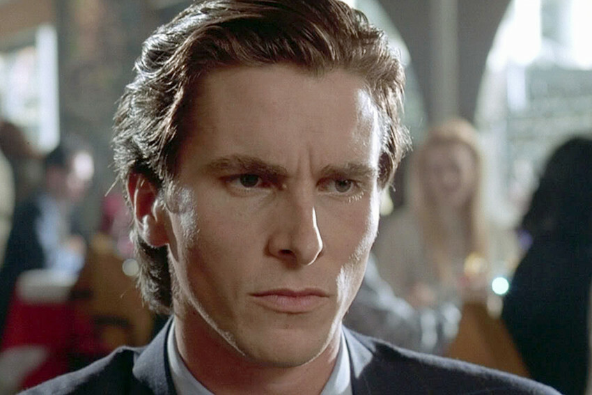 Christian Bale American Psycho Hair