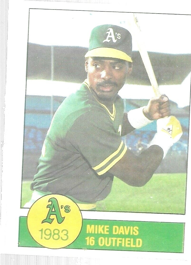1983 Granny Goose Mike Davis Oakland As With Tab Grand Slam | eBay