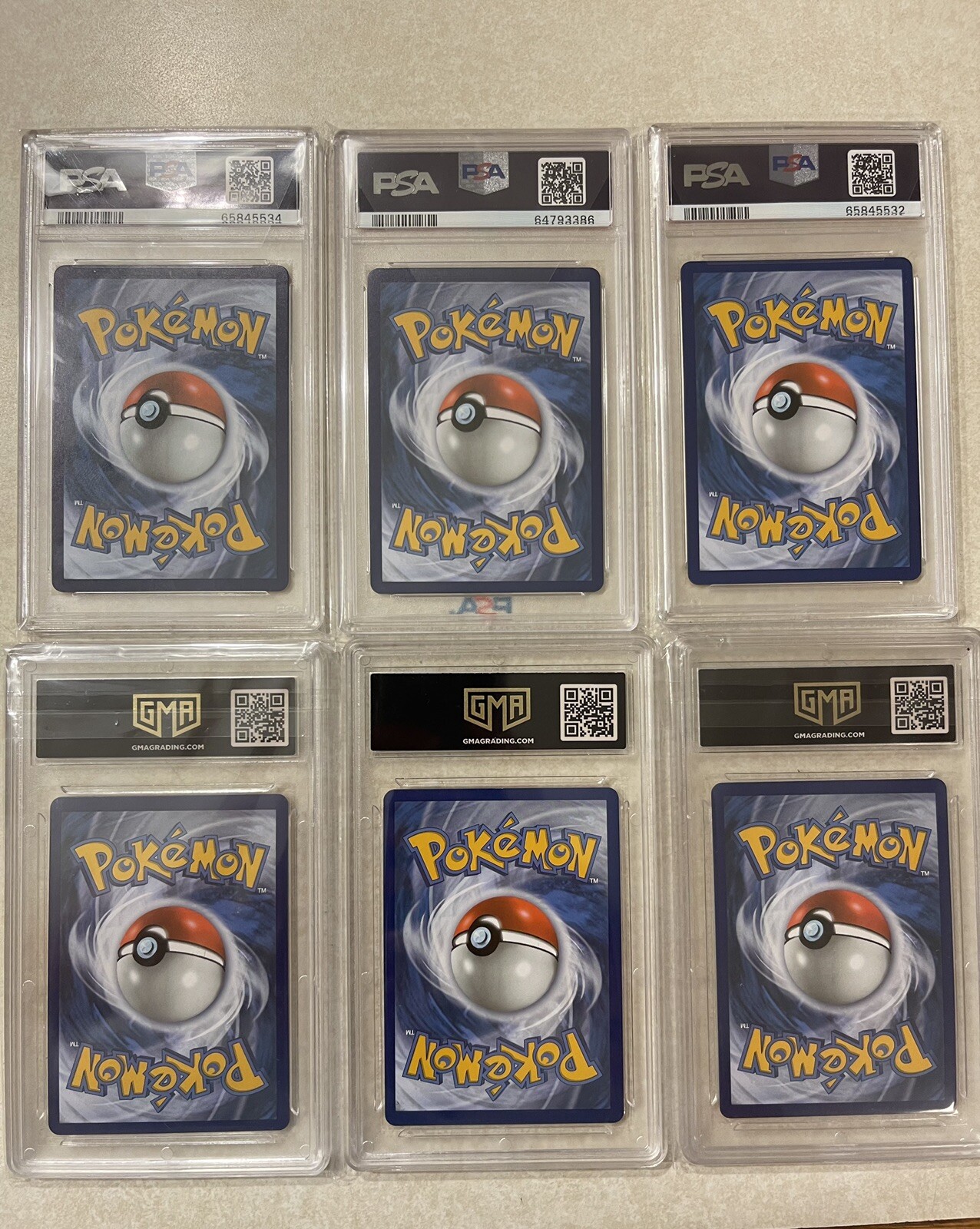 2 Sets! PSA & GMA 10 Pokemon Celebrations Base Set Charizard Blastoise ...