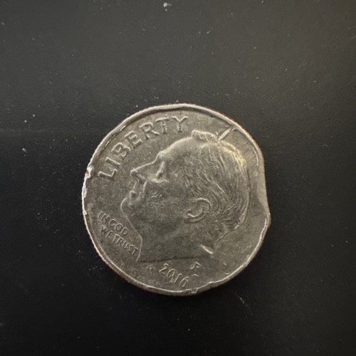 ERROR COIN CLIPPED DIME Clip Clipped Planchet ERROR COINS 2016 | eBay