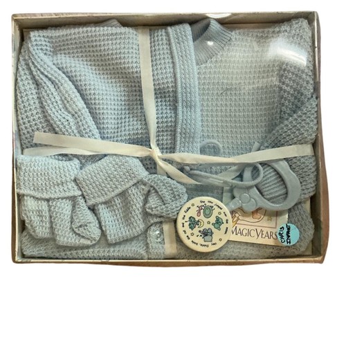 Vintage Magic Years Baby Blue Sweater Gift Set 0–6 Months | Boxed | eBay