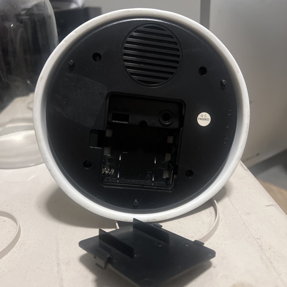 Dome Anniversary Clock Tea Rose Pfaltzgraff Timex Chime | eBay