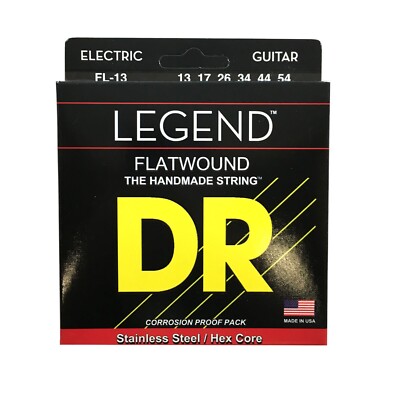 DR Guitar Strings Electric Legend Flat Wound Stainless Steel 13-54 | eBay