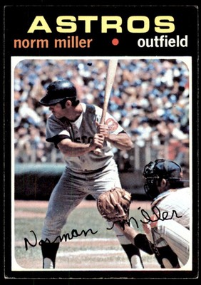 1971 TOPPS NORM MILLER HOUSTON ASTROS #18 | eBay