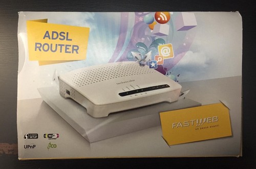 FASTWEB TECHNICOLOR TG582N - MODEM ROUTER ADSL - ANTENNE INTEGRATE | eBay