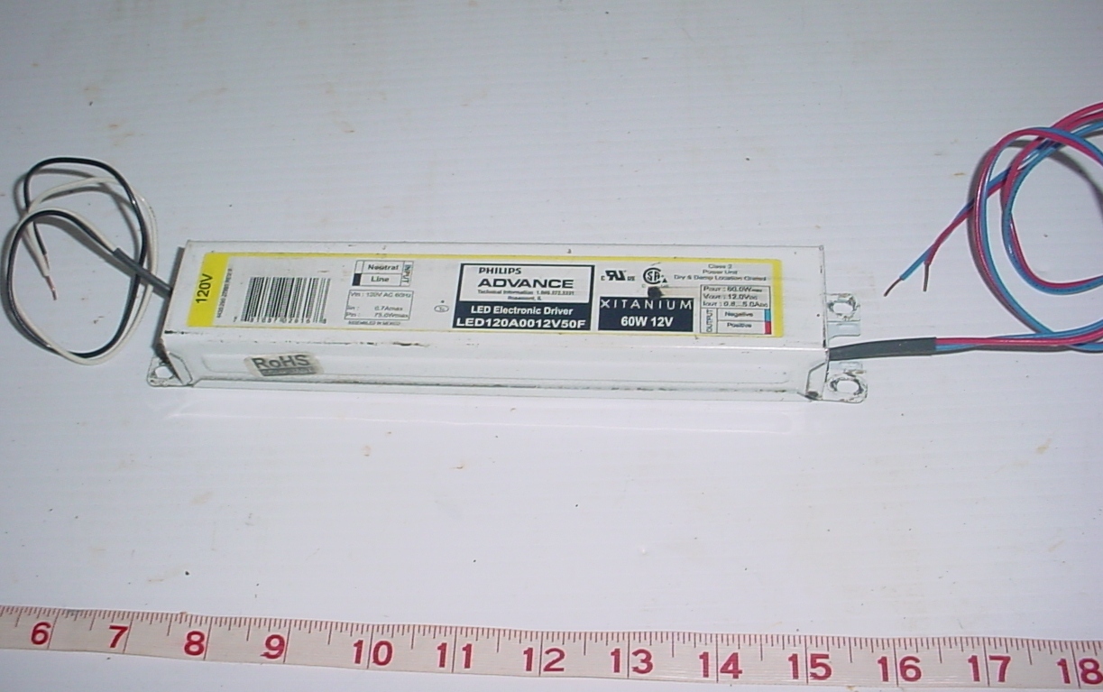 NEW Philips Advance LED Electronic Driver LED120A0012V50F Ballast ...