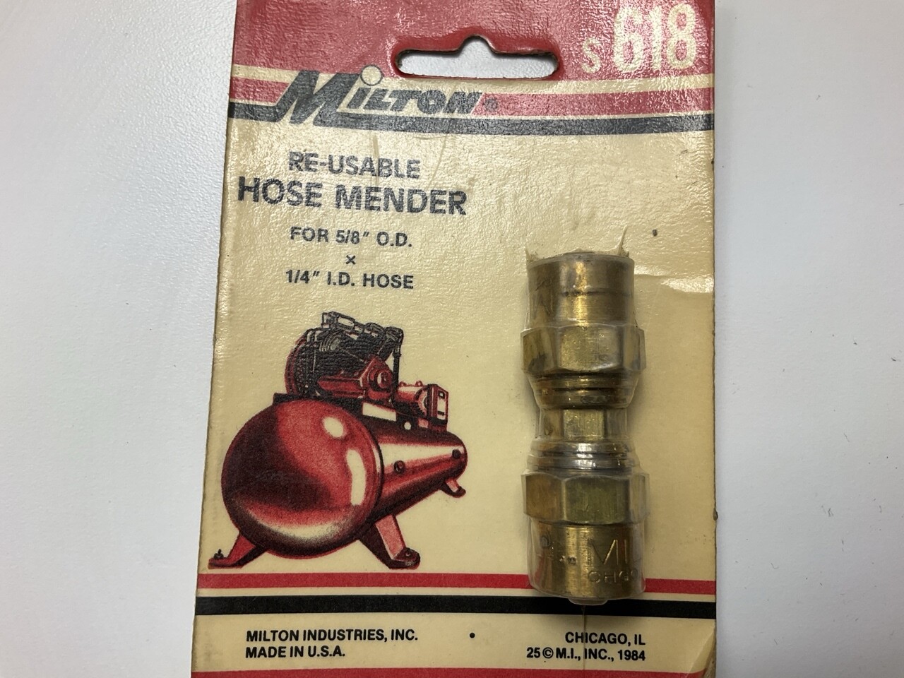 Milton S618 Re-Usable Hose Mender For 5/8" OD X 1/4" ID Hose | eBay