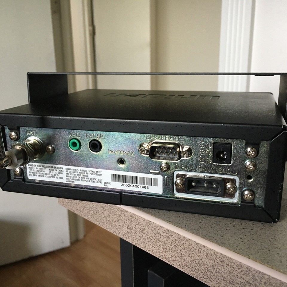 Uniden Bearcat BCD996XT P25 Digital Trunktracker IV Mobile Base Scanner ...