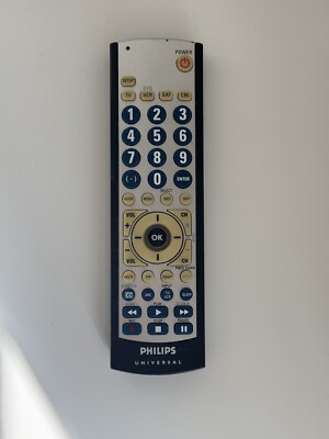 Philips Universal Remote Control Multi Device TV DVD/VCR Sat/Cable | eBay