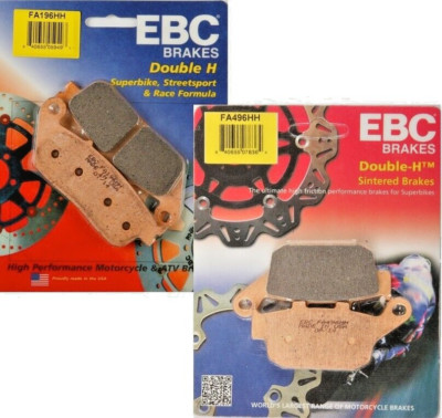 2 SETS EBC HH Front/Rear Brake Pads HONDA REBEL 300/500 CB300F/R -FA196 ...