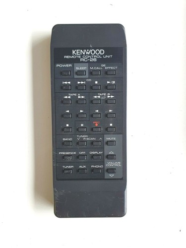 Original Kenwood RC-26 Remote Control Unit For Kenwood RXD-27L Hi-Fi ...