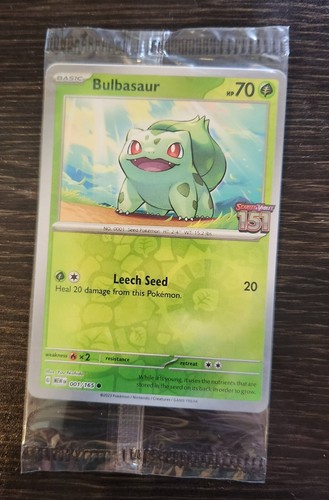 Bulbasaur PROMO - 001/165 Reverse Holo(Best Buy Exclusive) | eBay