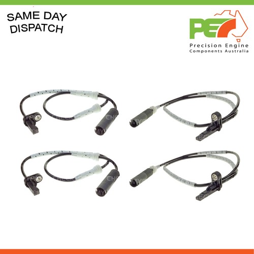 4x OEM Wheel Speed Sensors Fr+Rr For BMW 335i E90 / 91 / 92 / 93 3.0L ...