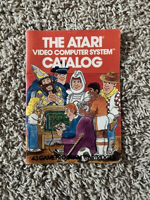 1981 The Atari Video Computer System Catalog Game Catalog Rev B | eBay